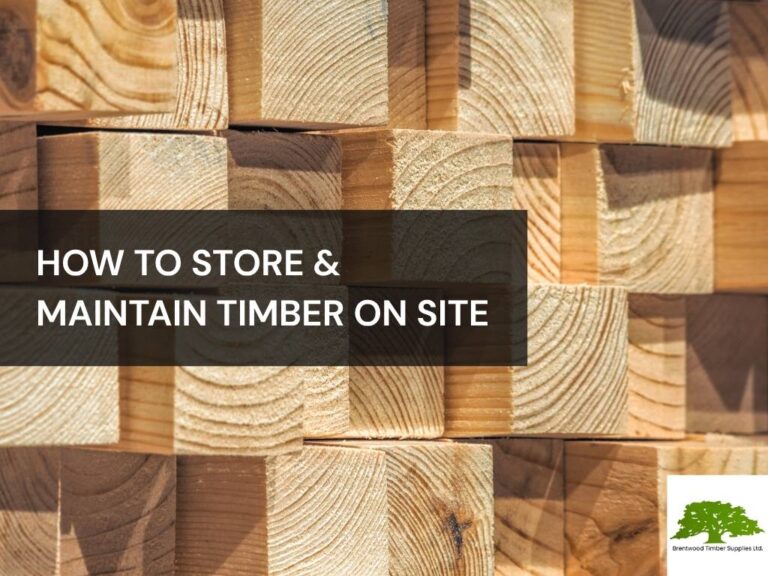 How To Store & Maintain Timber On Site To Prevent Warping & Rot